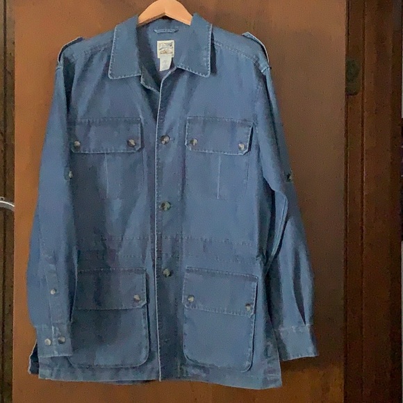 TravelSmith | Jackets & Coats | Mens Medium Weight Denium Jacket | Poshmark